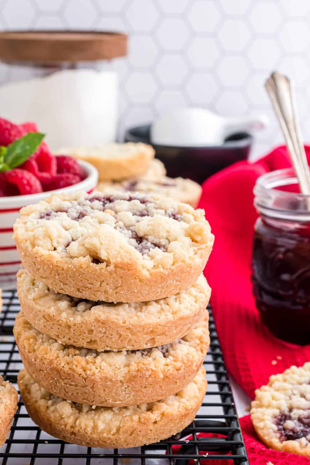 Copycat Costco Raspberry Crumble Cookie Recipe - The Seaside Baker