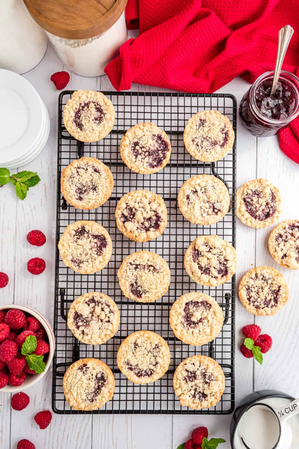Copycat Costco Raspberry Crumble Cookie Recipe - The Seaside Baker