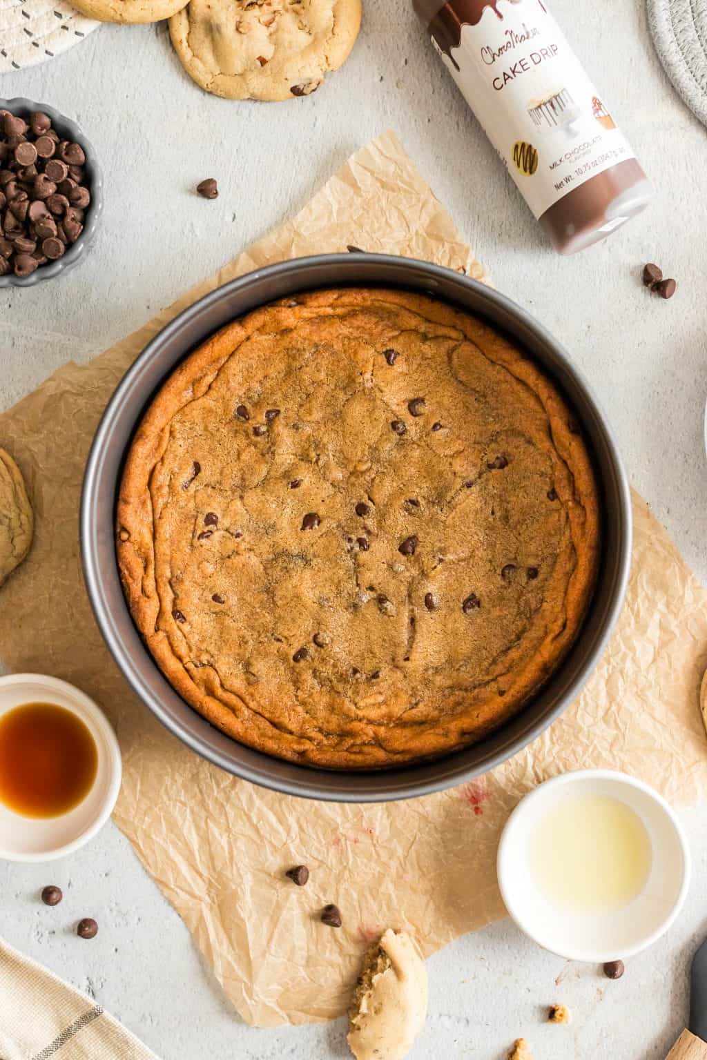 Ultimate Chocolate Chip Cookie Dough Cheesecake - The Seaside Baker