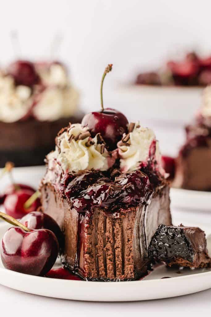 Decadent Black Forest Chocolate Cheesecake - The Seaside Baker